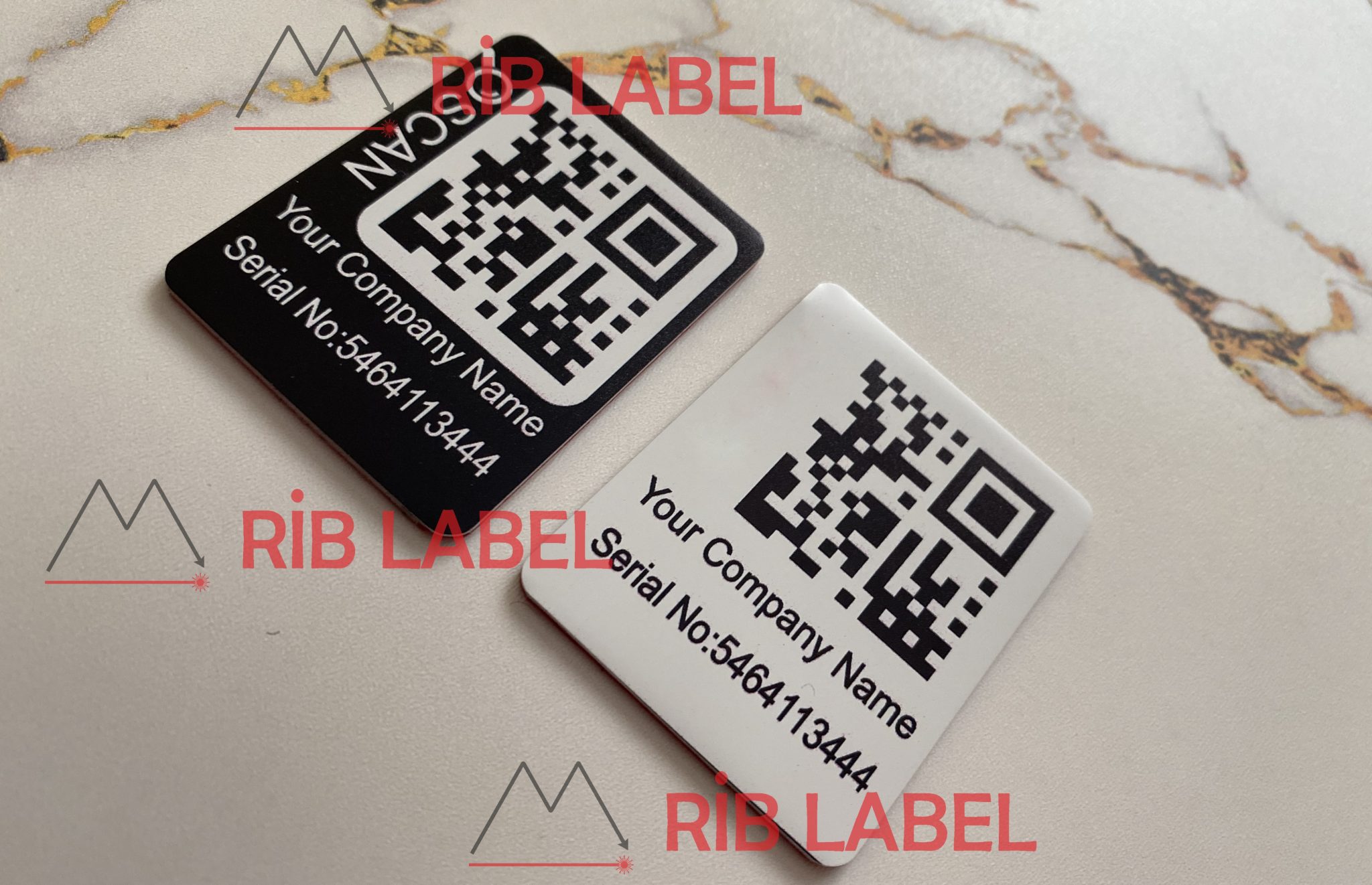 Unique Metal Asset Tags - [Barcode Metal Tags] $54.00