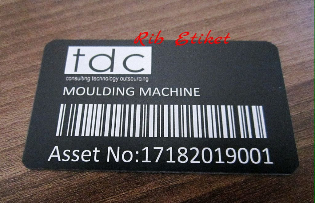 Asset Tags [BarcodeTag] [QR Code Label] Anodized Aluminium