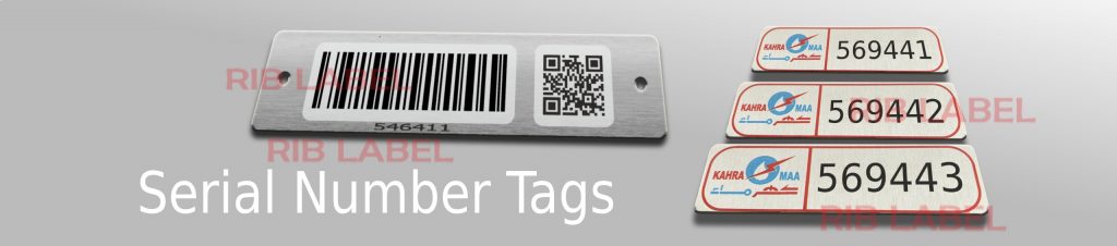 Durable Serial Number Tags [ Metal Barcode Labels ]