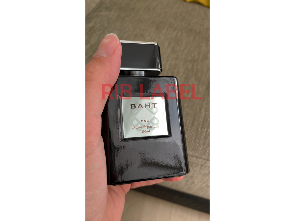 Metal Labels for Perfume - Cologne Bottles - Barcode Metal Label